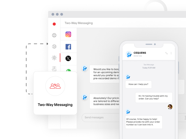 CEQUENS SMS API: Send and Receive SMS Messages for Business | CEQUENS